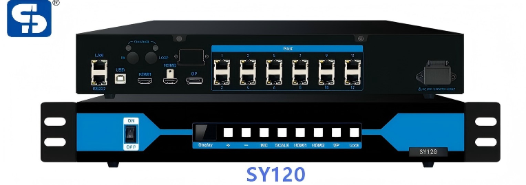 Quality Sysolution Single Window  2 In 1 Video Processor SY120 12 Ethernet Ports 7.8 Million Pixels for sale