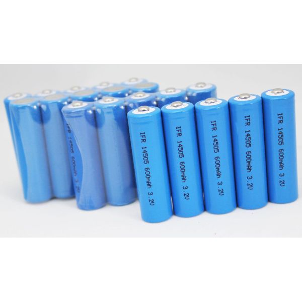 Quality 14500 3.2V600mah Lithium LiFePO4 Battery for sale