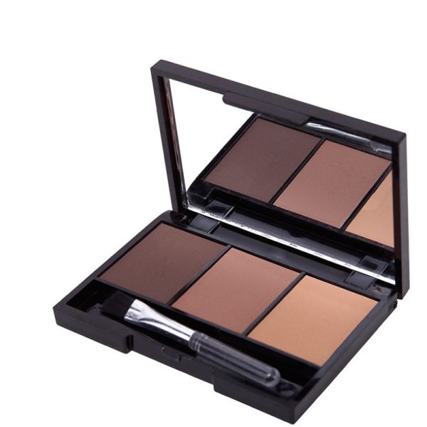 Quality Waterproof Eyebrow Makeup Powder Mix Colors Long Lasting / Vegan / Thick for sale