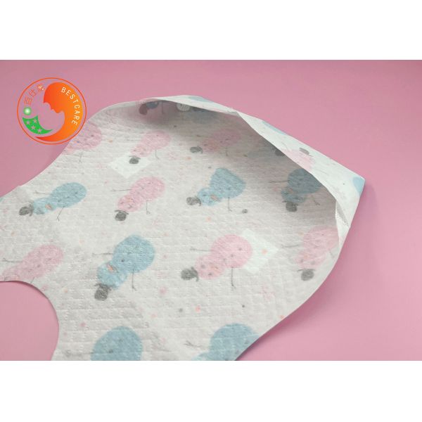 Quality Pattern Printing Disposable Baby Bibs Non Woven Fabric Disposable Bibs for sale