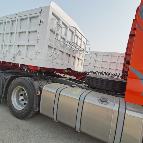 Quality Semi Trailer Cargo Transport Truck With Customized Side Wall Height for sale