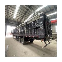 Quality 17*2.55*2 Side Wall Fence Cargo Trailer Stake Fence Semi Trailer with Steel for sale