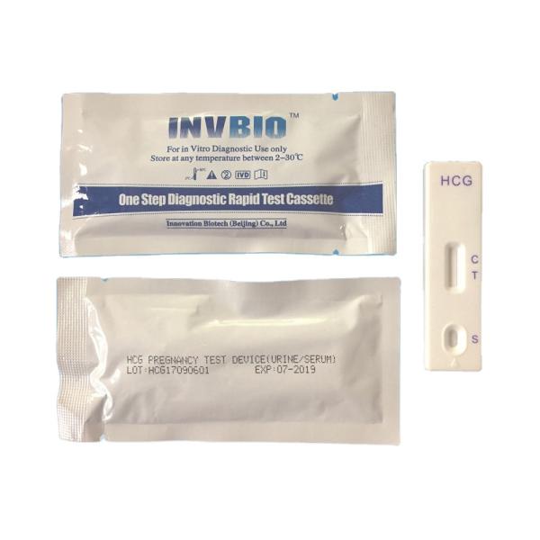 Quality Medical IVD Hcg One Step Pregnancy Test Card for sale