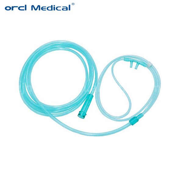 Quality Clinic Nasal Cannula Tube , Neonate PVC Partial Nasal Oxygen Tube for sale