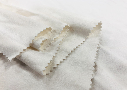 Quality 290GSM Microsuede Upholstery Fabric For Towel Furniture White Fashionable for sale