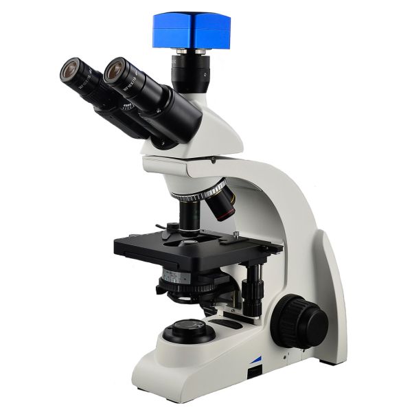 Quality Educational Portable Microscope 1000x WF10X Trinocular Biological Microscope for sale