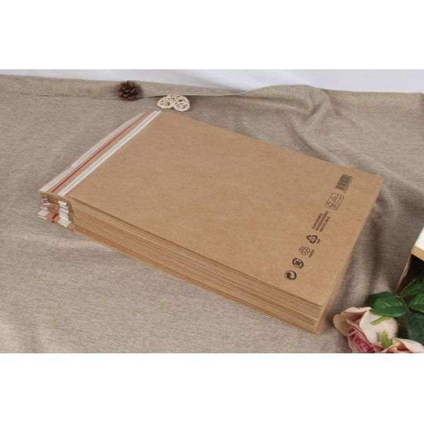 Quality Sharp Bottomed Kraft Paper Mailing Envelopes Embossed Paper Sustainable Mailing for sale