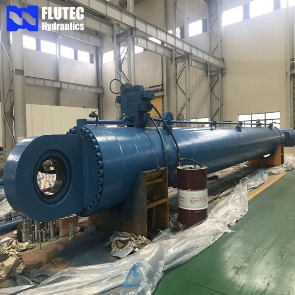 Quality Piston Custom Luffing Marine Hydraulic Cylinder For Offshore Piling Barge for sale
