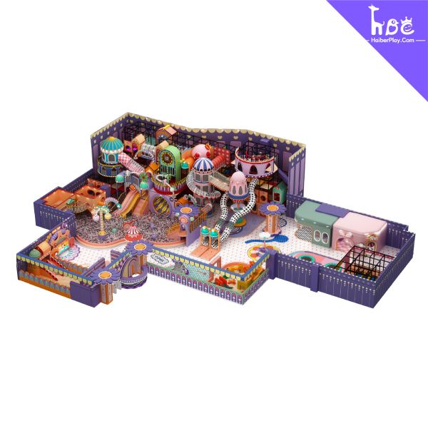 Quality Commercial Indoor Playground Equipment for Malls with Slides and Ball Pits for sale