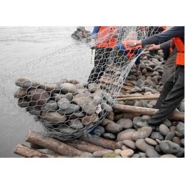 Safety Gabion Mesh Cage 2.0 - 4.0 Mm Wire Diameter Apply To Seawall Protection