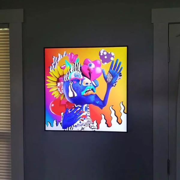 Quality 22 Inch Advertising Square LCD Display NFT 450nits 1920x1920 for sale
