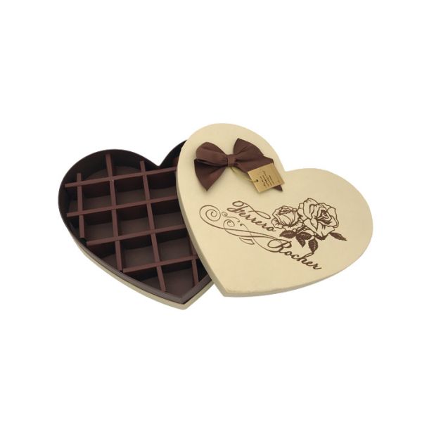 Quality Valentine'S Day Heart Shaped Boxes For Chocolates , Chocolate Candy Box for sale