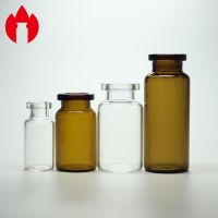 Quality Glass Vial 2ml-30ml Clrear Or Amber Pharmaceutical Injection Glass Vial for sale