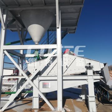 Quality Linear Vibrating Screen Dewatering Machine Dehydrated Medium Screen Customers' for sale