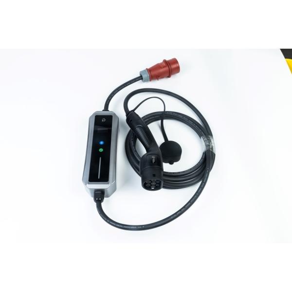 Quality Mode2 IEC62196 400V 3-Phase 16A Max 11kw Portable EV Charger With Type2 for sale