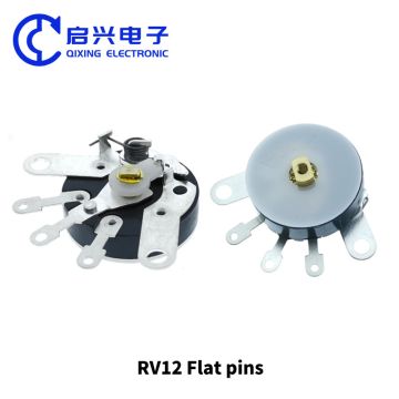 Quality RV12 Linear Carbon Film Rotary Thumbwheel Potentiometer With Switch 5k 10k 100k for sale