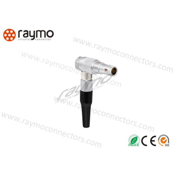Quality Elbow 90 Degree Circular Push Pull Connectors , Cable Mount Connector Multipole for sale