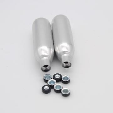 Quality ODM Plastic Whip Cream Dispenser Parts Black Cover Metal Base for sale