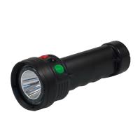 Quality 3.7V IPX5 High Power LED Torch Light Rechargeable Red Green For Railway for sale
