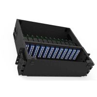 Quality 12 X 24 Core MPO MTP Patch Panels 3U 288 Port MPO Fiber Optic Patch Panels for sale