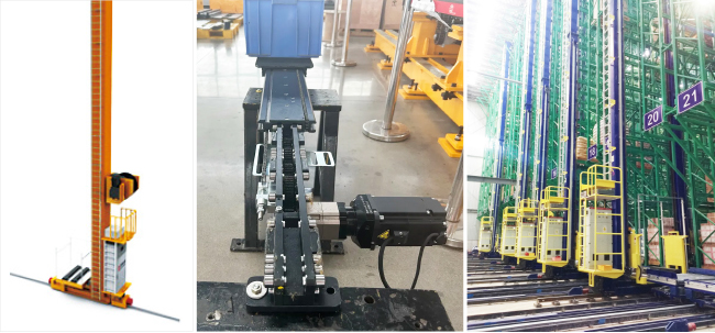 Stacker Crane Floor Supported SRM Storage And Retrieval Machine ASRS Automatic Storage And Retrieval System