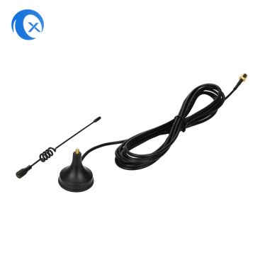 Quality 433MHz ISM Whip Antenna Lora Magnetic Base Antenna SMA Connector for sale