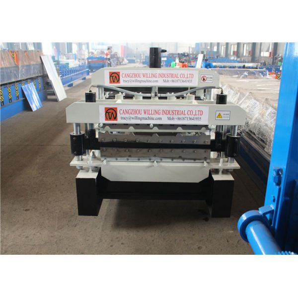 Quality Metal Decoration 380v 50hz Roller Shutter Door Forming Machine Gear Wheel Driving for sale