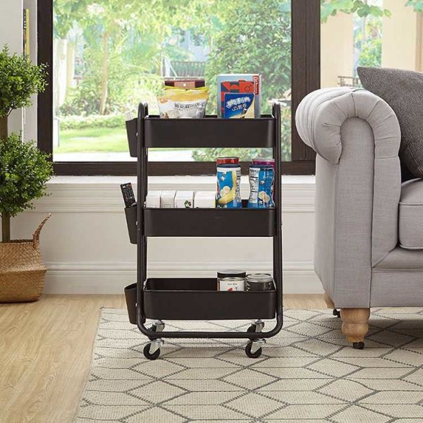 Quality Coffee Table Flower Sofa Side Bathroom Storage Rack Nordic Style for sale