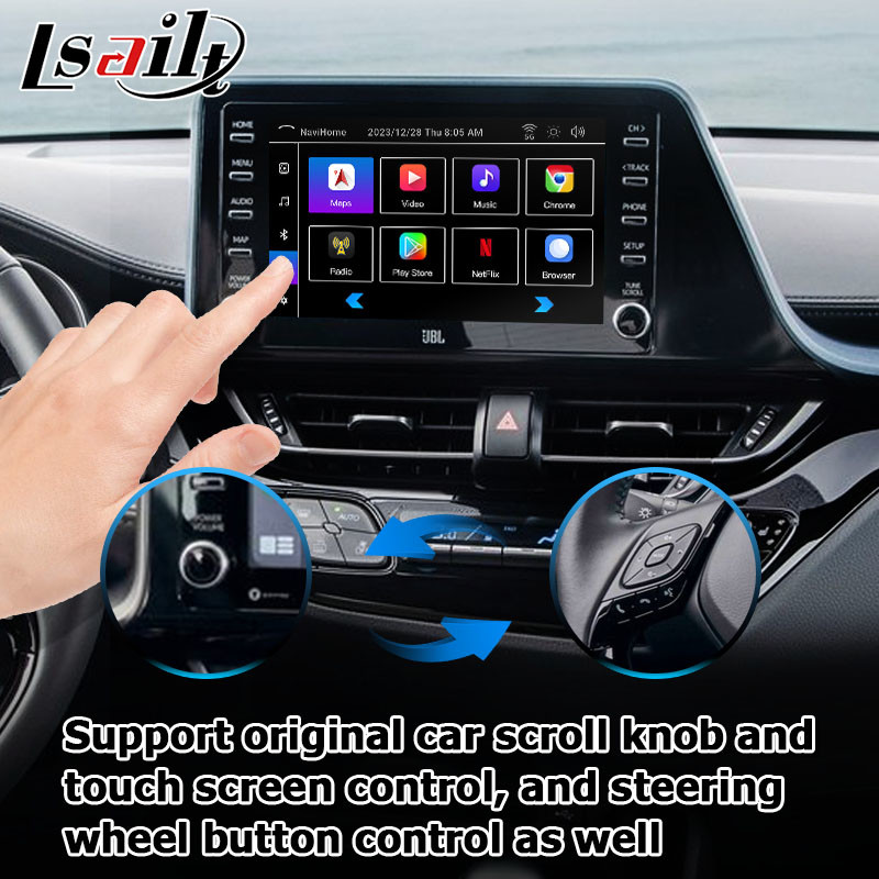 Quality Toyota C-HR CHR Android 13 multimedia interface with android auto carplay for sale