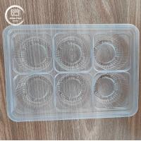 Quality Disposable Blister Transparent PP Plastic Tray, 6-Cavity Packaging For Chocolate for sale