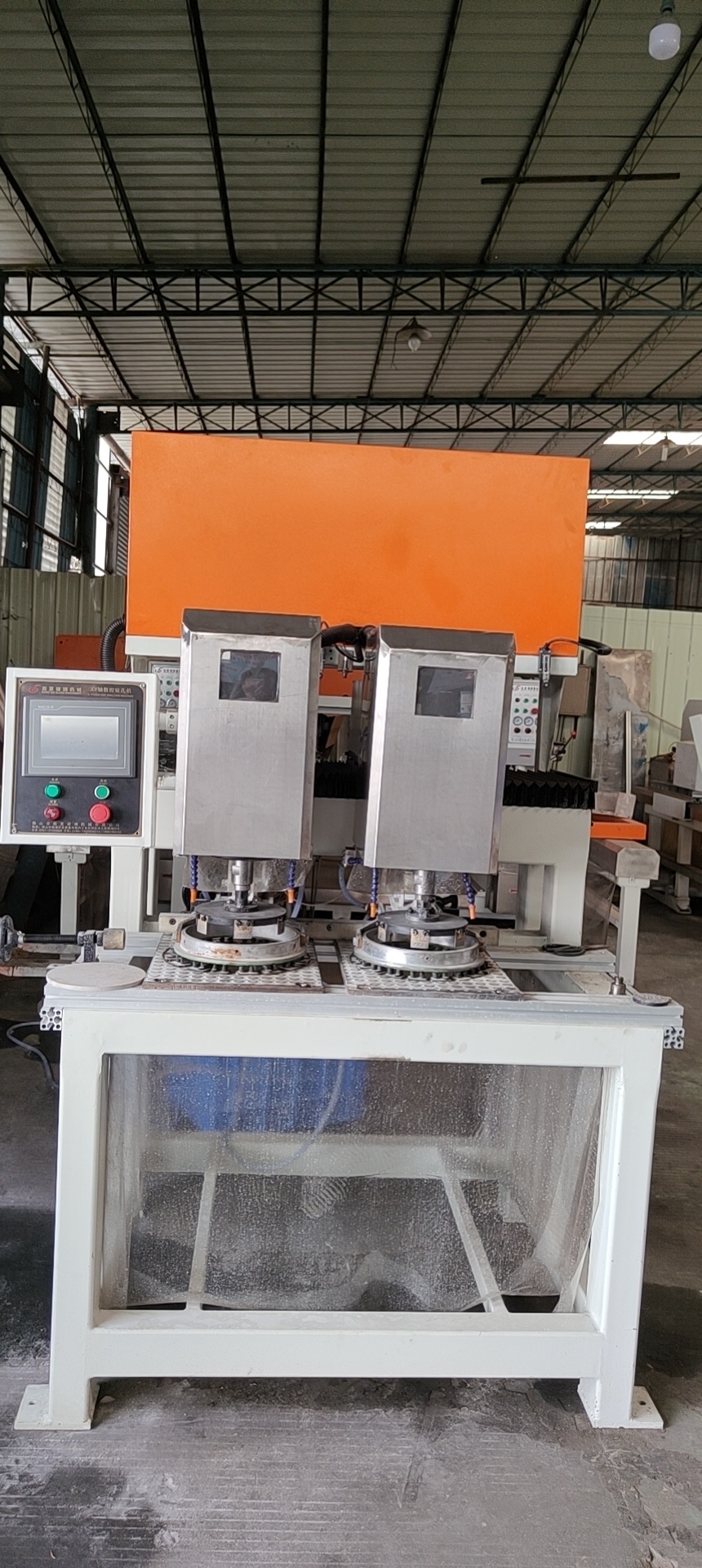 Foshan Star PLC Control Double Heads Hole Glass Drilling Machine with CE