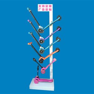 Quality Length 650mm Width 400mm Scooter Storage Rack , Freestanding Skateboard Rack for sale