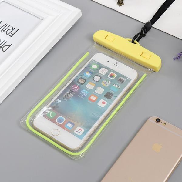 Quality Fluorescent Waterproof Cell Phone Pouch , Sensitive Touch Mobile Phone for sale