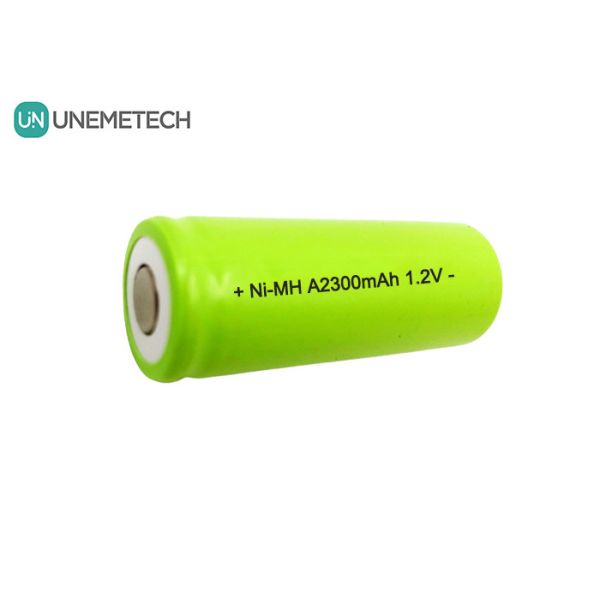 Quality UNEMETECH Ni-MH A 2300mAh Battery 1.2V A2300 Nickel Metal Hydride Batteries For Micro-Robot for sale