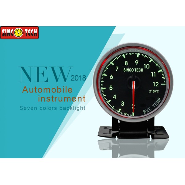 Quality 60 Mm Digital Exhaust Temp Gauge , Autometer EGT Gauge With Frame External Installation for sale
