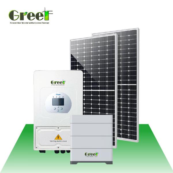 Quality On And Off Grid Solar System With Monocrystalline Silicon Solar Panels With for sale