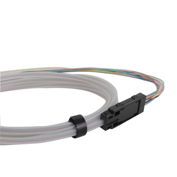 Quality 0.9mm Single Mode Fiber Optic Pigtail with Low Insertion Loss and ST Connector for sale
