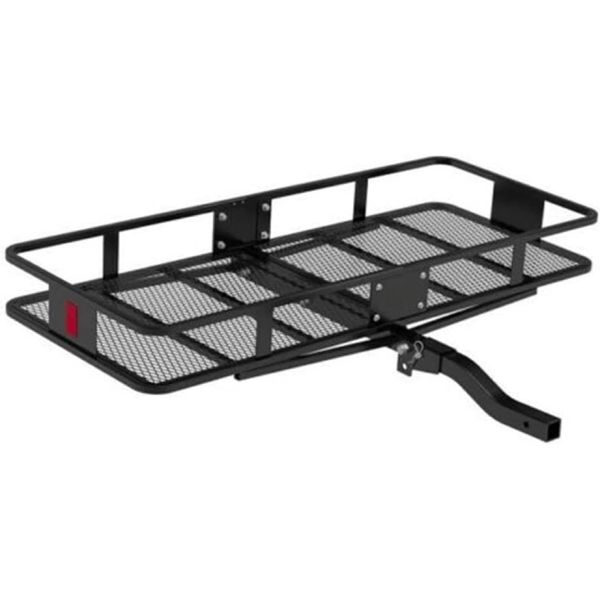 Quality 500lbs Basket Hitch Cargo Carrier Metal Fabrication Parts Black Steel XL 60x24 Inch for sale