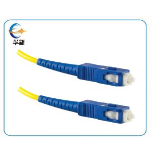 Quality Optimal Network Performance Fiber Optic Patch Cord with UPC Polish and 100% Test for sale