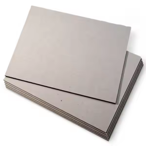 Quality Uncoated Grey Cardboard Customized Shape Ideal for Customized Packaging for sale