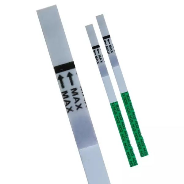 Quality HCG Urine Pregnancy Test Strip with 99.99% Accuracy, 3-5 Minute Read Time, and High Sensitivity (25 mIU/ml) for sale