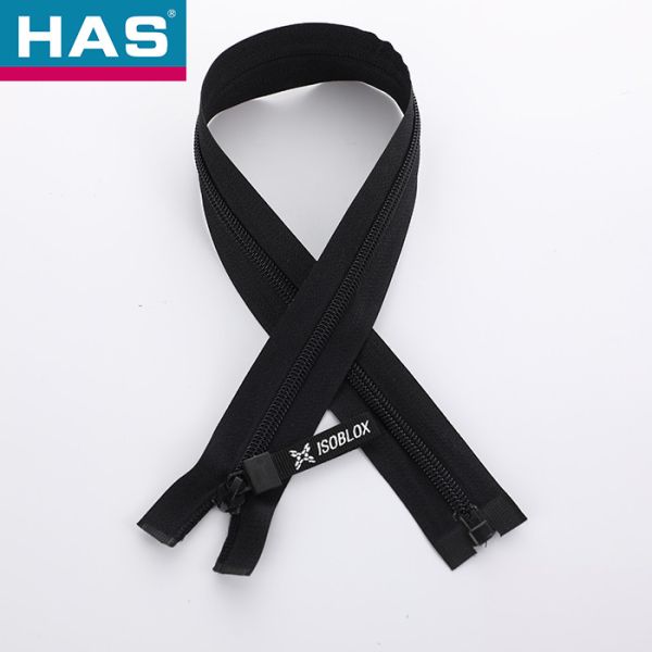 Quality #5 #7 Black Coil Nylon Zipper with additional tabbed puller for bags for sale