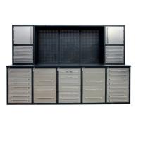 Quality Stainless Steel Handles Heavy Duty Tool Cabinet for Garage and Folding Workbench for sale