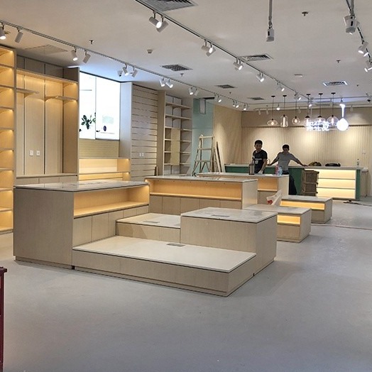 Quality Kitchen Appliance Shelf Furniture Display Racks Case Supermarket Retail Store for sale