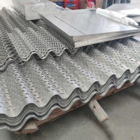 Quality Aluminum Perforated Corrugated Metal Wall Panels Fireproof 600X2000 for sale