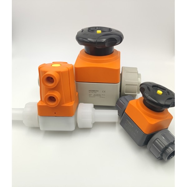 Quality PN 10 Diaphragm Control Valve PVDF CPVC Plastic Valve True Union Socket for sale
