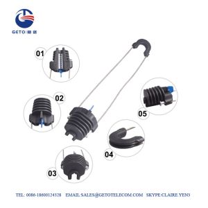 Quality 3mm 3KN ADSS Cable Clamp , Dead End Clamp For ABC Cable for sale