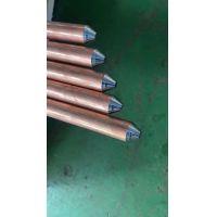 Quality Solid Copper Earth Rod Ground Rod 8ft 10ft for sale