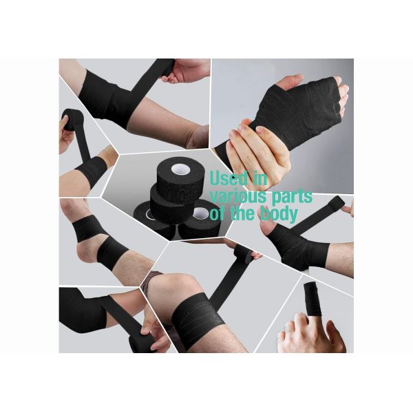 Quality Boxing Climbing Basketball Tennis Elbow Knee Wrist Ankle Protection Printed Sports Tape Customized Logo for sale