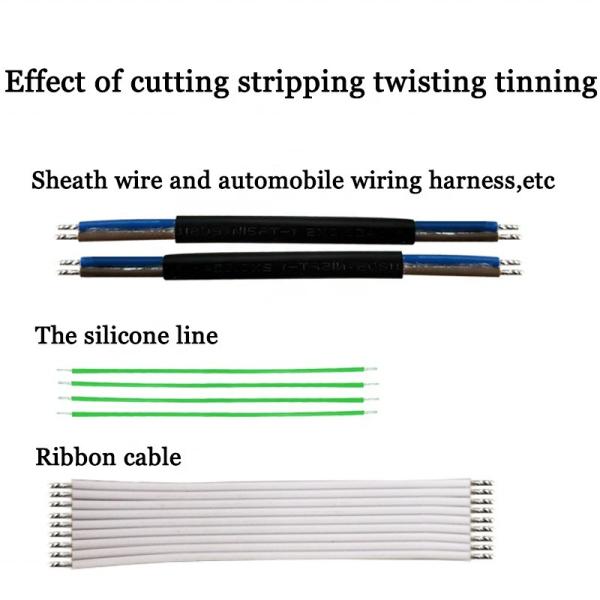 Quality Multi-function Wire Cut Strip Twist Tinning Machine for Cutting Length 8mm for sale